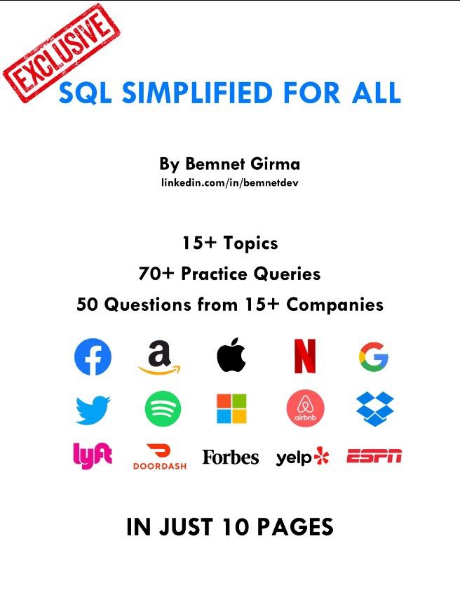 Bemnet Girma on LinkedIn: #exclusive #sql #content #postgresql # ... Bemnet Girma on LinkedIn: #exclusive #sql #content #postgresql # ...