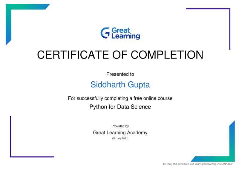 Siddharth Gupta on LinkedIn: #greatlearning #datascience #python Siddharth Gupta on LinkedIn: #greatlearning #datascience #python