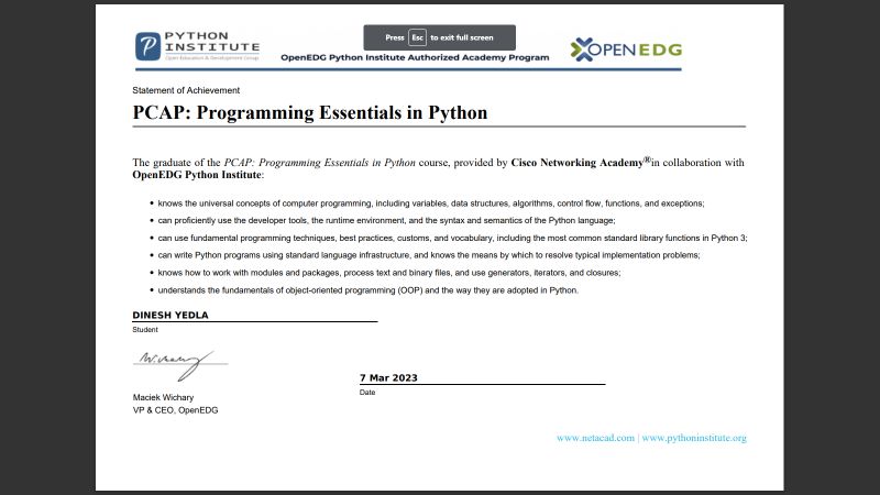 DINESH YEDLA on LinkedIn: #python #connections #cisco #programming # ... DINESH YEDLA on LinkedIn: #python #connections #cisco #programming # ...