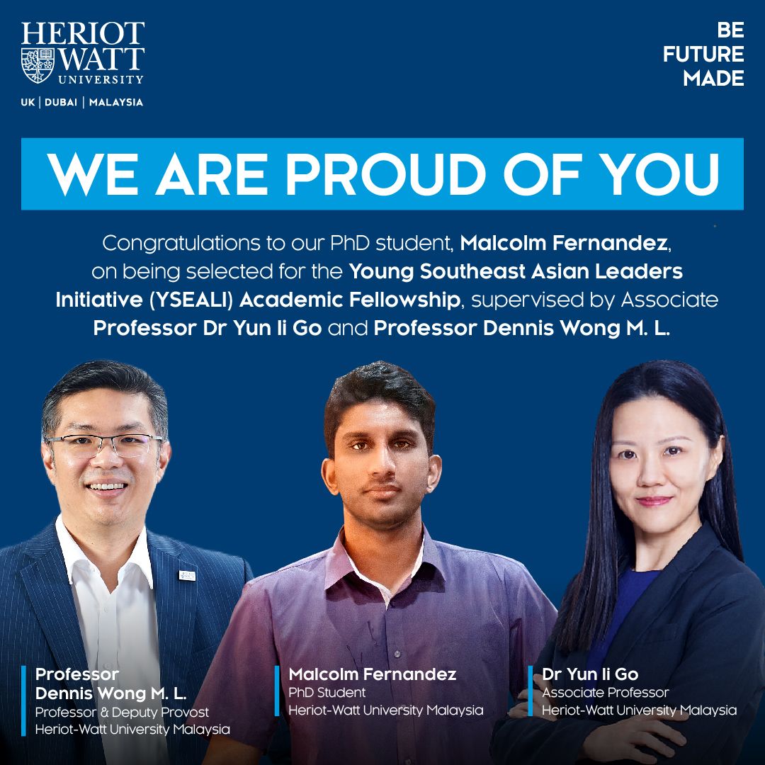 Heriot-Watt University Malaysia on LinkedIn: Malcolm Fernandez, our PhD ... Heriot-Watt University Malaysia on LinkedIn: Malcolm Fernandez, our PhD ...