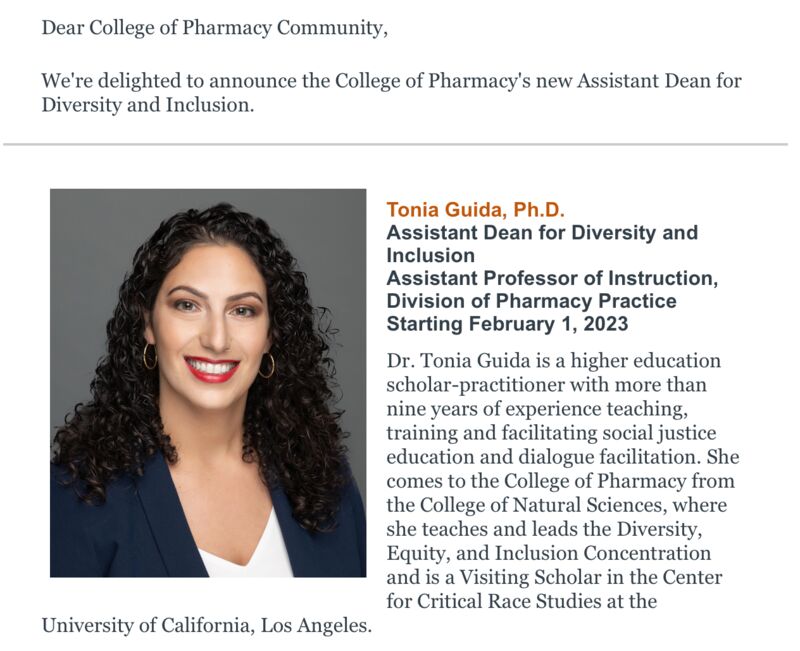 Tonia Guida, PhD on LinkedIn: #highered #diversity #inclusion #equity ... Tonia Guida, PhD on LinkedIn: #highered #diversity #inclusion #equity ...