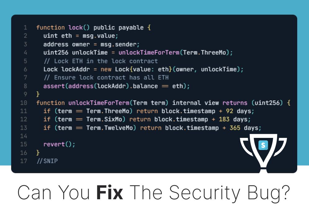SecDim on LinkedIn: #security #programming #appsec #dapp #smartcontract SecDim on LinkedIn: #security #programming #appsec #dapp #smartcontract