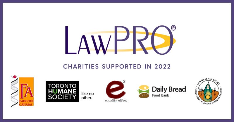 LAWPRO on LinkedIn: To strengthen our community, LAWPRO staff nominate ... LAWPRO on LinkedIn: To strengthen our community, LAWPRO staff nominate ...