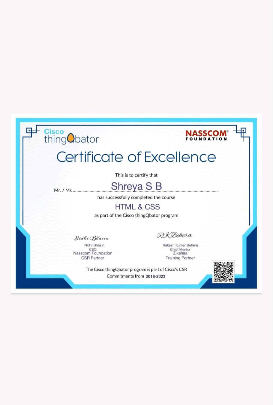 Shreya S B on LinkedIn: HTML and CSS Shreya S B on LinkedIn: HTML and CSS