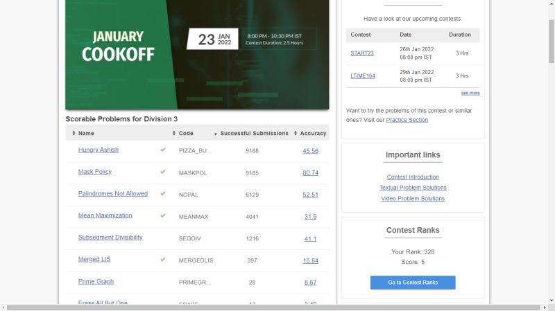 Aman Raj Patel on LinkedIn: #codechef | 11 comments Aman Raj Patel on LinkedIn: #codechef | 11 comments