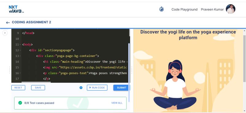 praveen kumar on LinkedIn: successful coding test cases praveen kumar on LinkedIn: successful coding test cases