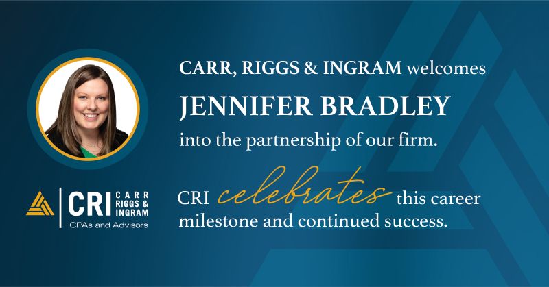 Carr, Riggs & Ingram on LinkedIn: Jennifer Bradley | Carr, Riggs ... Carr, Riggs & Ingram on LinkedIn: Jennifer Bradley | Carr, Riggs ...
