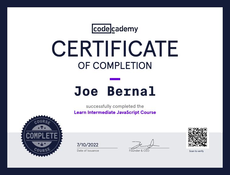 Joe B. on LinkedIn: #webdevelopment #internships #javascript Joe B. on LinkedIn: #webdevelopment #internships #javascript