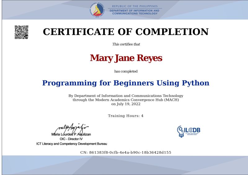 Mary Jane Reyes on LinkedIn: #python #programming #pythonprogramming # ... Mary Jane Reyes on LinkedIn: #python #programming #pythonprogramming # ...