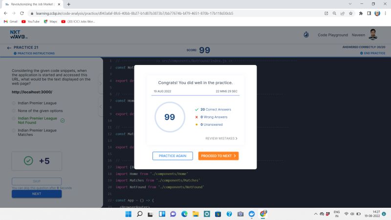 Naveen Malakala on LinkedIn: #nxtwave #reactjs #ccbp Naveen Malakala on LinkedIn: #nxtwave #reactjs #ccbp