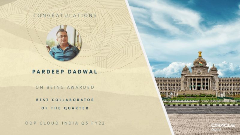 Pardeep Dadwal on LinkedIn: #thankyou #oracle #leaders #team | 20 comments Pardeep Dadwal on LinkedIn: #thankyou #oracle #leaders #team | 20 comments