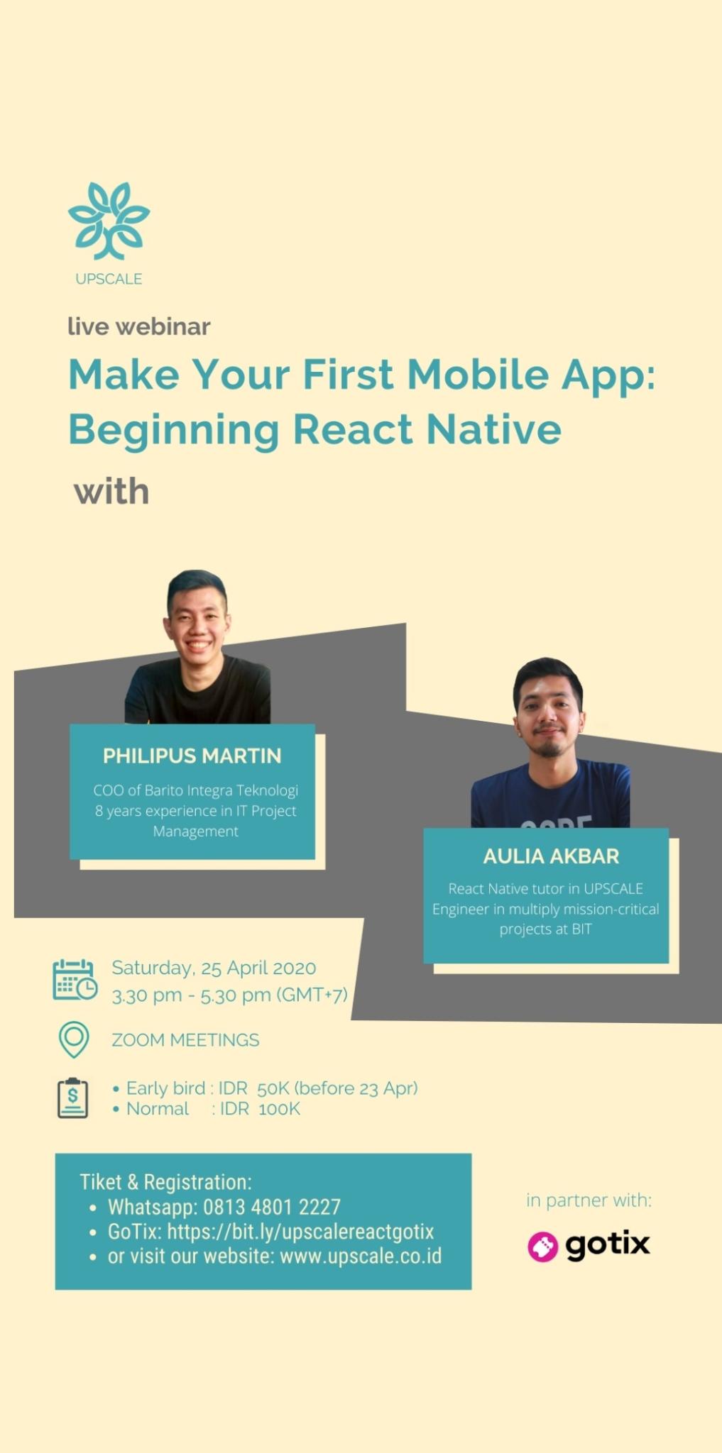 Aulia Akbar Harahap on LinkedIn: Let's talk about React Native. Aulia Akbar Harahap on LinkedIn: Let's talk about React Native.