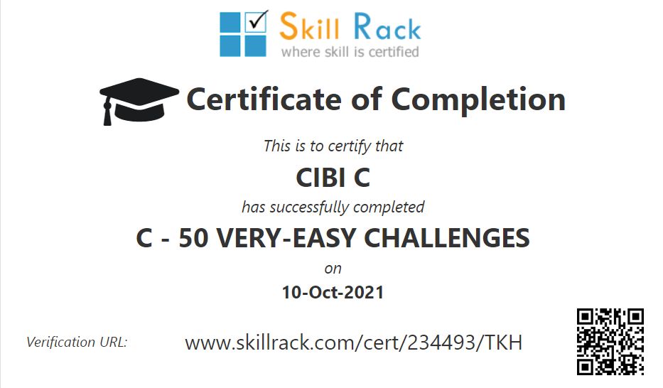 Cibi Chandran on LinkedIn: #codingchallenge #cprogramming Cibi Chandran on LinkedIn: #codingchallenge #cprogramming