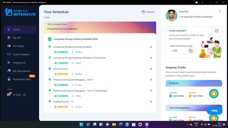 Aravind Arumugam on LinkedIn: #30daysofcodechallenge #ccbp #nxtwave # ... Aravind Arumugam on LinkedIn: #30daysofcodechallenge #ccbp #nxtwave # ...