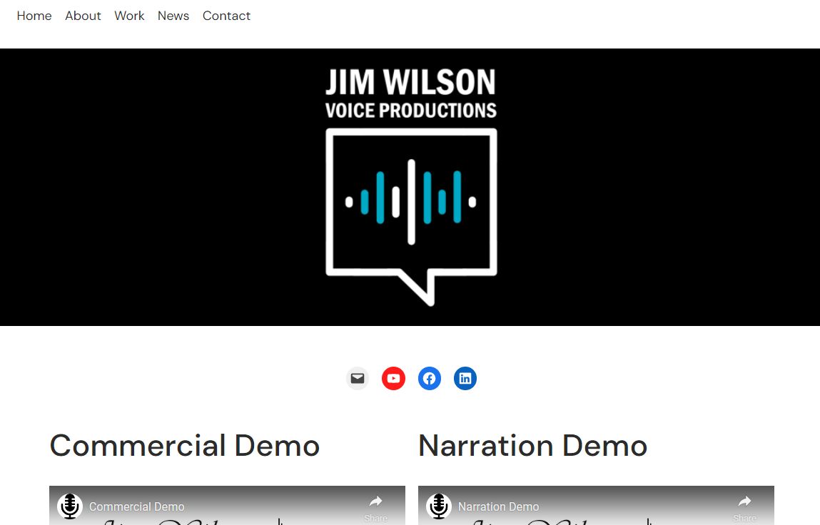 Jim Wilson Voice Productions on LinkedIn: Home Jim Wilson Voice Productions on LinkedIn: Home