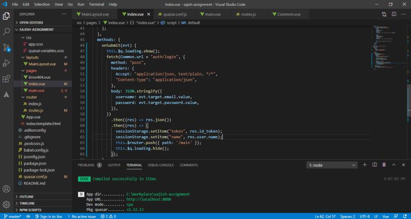 Sajish Shilpakar على LinkedIn: #vuejs #quasar Sajish Shilpakar على LinkedIn: #vuejs #quasar