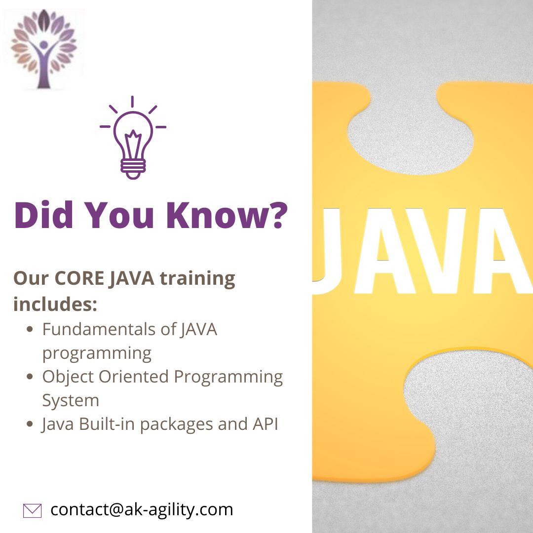 AK Agility on LinkedIn: #softwaredevelopment #java #corejava # ... AK Agility on LinkedIn: #softwaredevelopment #java #corejava # ...