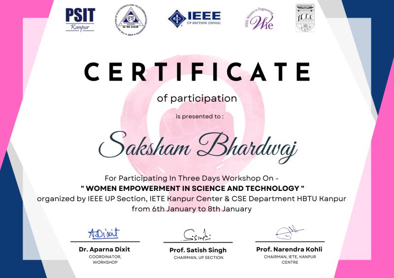 Saksham Bhardwaj on LinkedIn: IEEE WIE Workshop organized by IEEE UP ... Saksham Bhardwaj on LinkedIn: IEEE WIE Workshop organized by IEEE UP ...