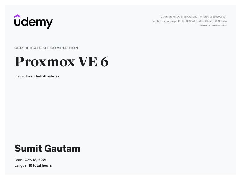 Sumit Gautam on LinkedIn: Creating my personal Home lab was super fun ... Sumit Gautam on LinkedIn: Creating my personal Home lab was super fun ...