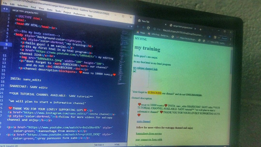 SANJAI V on LinkedIn: #html #code #passion #editing SANJAI V on LinkedIn: #html #code #passion #editing