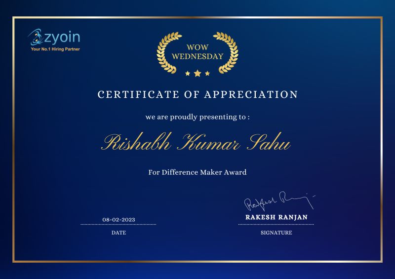 Rishabh Sahu on LinkedIn: I am obliged to announce to my LinkedIn ... Rishabh Sahu on LinkedIn: I am obliged to announce to my LinkedIn ...