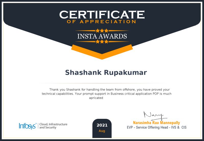 Shashank R on LinkedIn: #infosys #infydiaries #career #growth #sucess # ... Shashank R on LinkedIn: #infosys #infydiaries #career #growth #sucess # ...