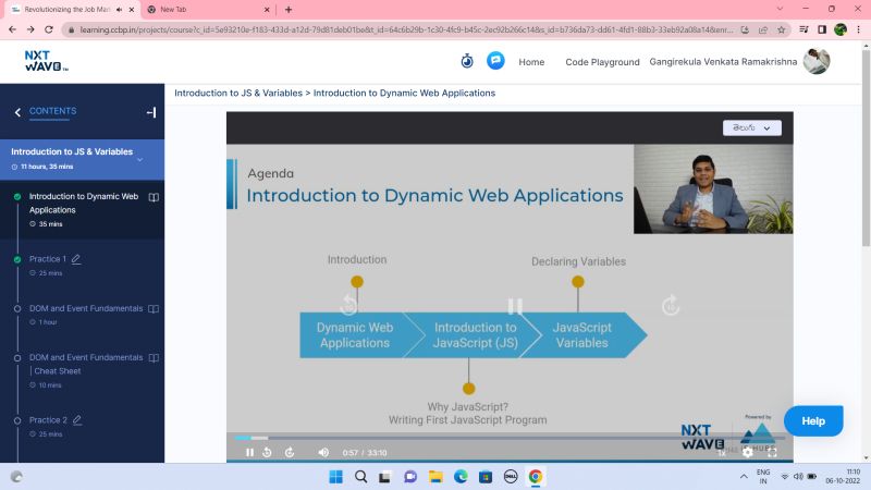 Venkata Ramakrishna Gangirekula on LinkedIn: #coding #thankyou #nxtwave ... Venkata Ramakrishna Gangirekula on LinkedIn: #coding #thankyou #nxtwave ...
