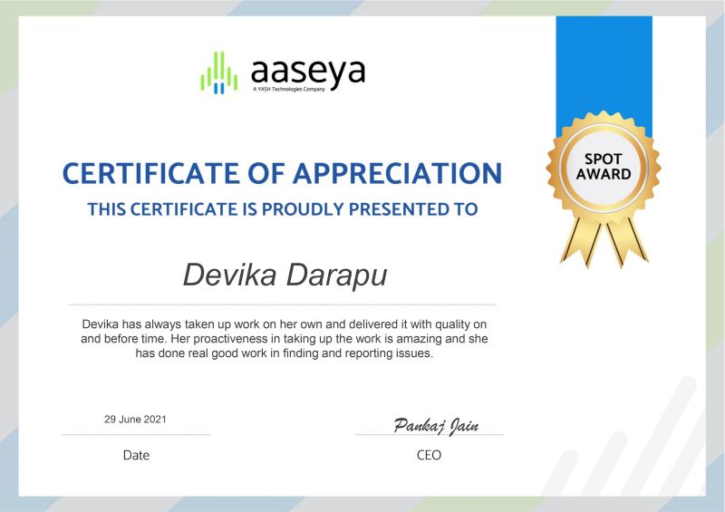 Devika Darapu on LinkedIn: Thank you Aaseya. | 10 comments Devika Darapu on LinkedIn: Thank you Aaseya. | 10 comments