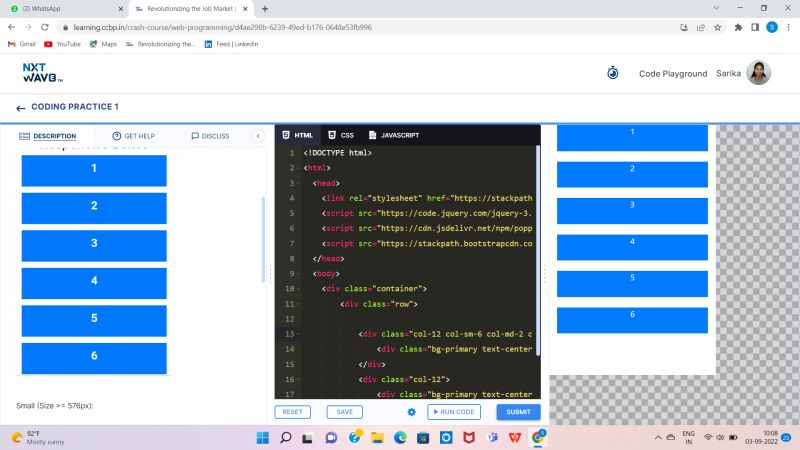 Sarika Tootuku on LinkedIn: #day4 #html #css #nxtwave #ccbp Sarika Tootuku on LinkedIn: #day4 #html #css #nxtwave #ccbp