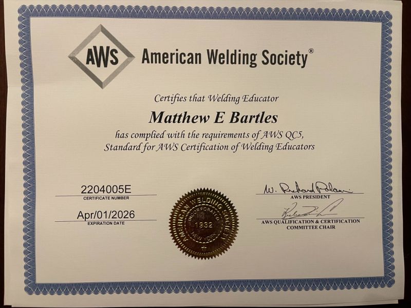 Matthew Bartles on LinkedIn: I am officially a CWE | 27 comments Matthew Bartles on LinkedIn: I am officially a CWE | 27 comments