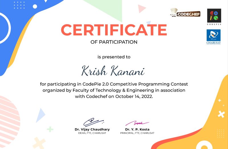 Krish Kanani on LinkedIn: #codewizards #competitiveprogramming # ... Krish Kanani on LinkedIn: #codewizards #competitiveprogramming # ...