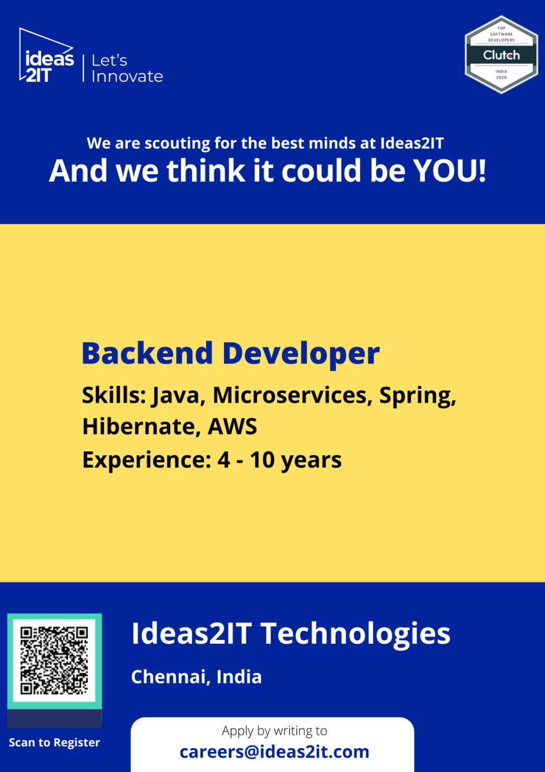 Venkatesh Rajendran on LinkedIn: #java #javadeveloper #ideas2it #j2ee Venkatesh Rajendran on LinkedIn: #java #javadeveloper #ideas2it #j2ee
