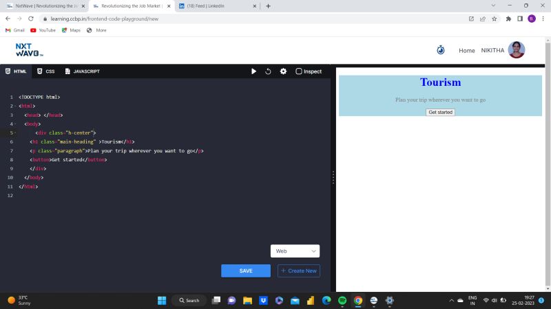 B Nikitha on LinkedIn: HTML & CSS part-1 practice session #NxtWave ... B Nikitha on LinkedIn: HTML & CSS part-1 practice session #NxtWave ...