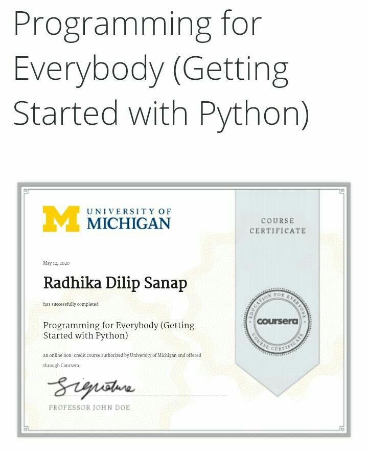 Radhika Sanap on LinkedIn: #python #pythonprogramming # ... Radhika Sanap on LinkedIn: #python #pythonprogramming # ...