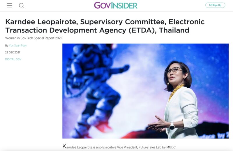 Karndee Leopairote on LinkedIn: #govinsider Karndee Leopairote on LinkedIn: #govinsider