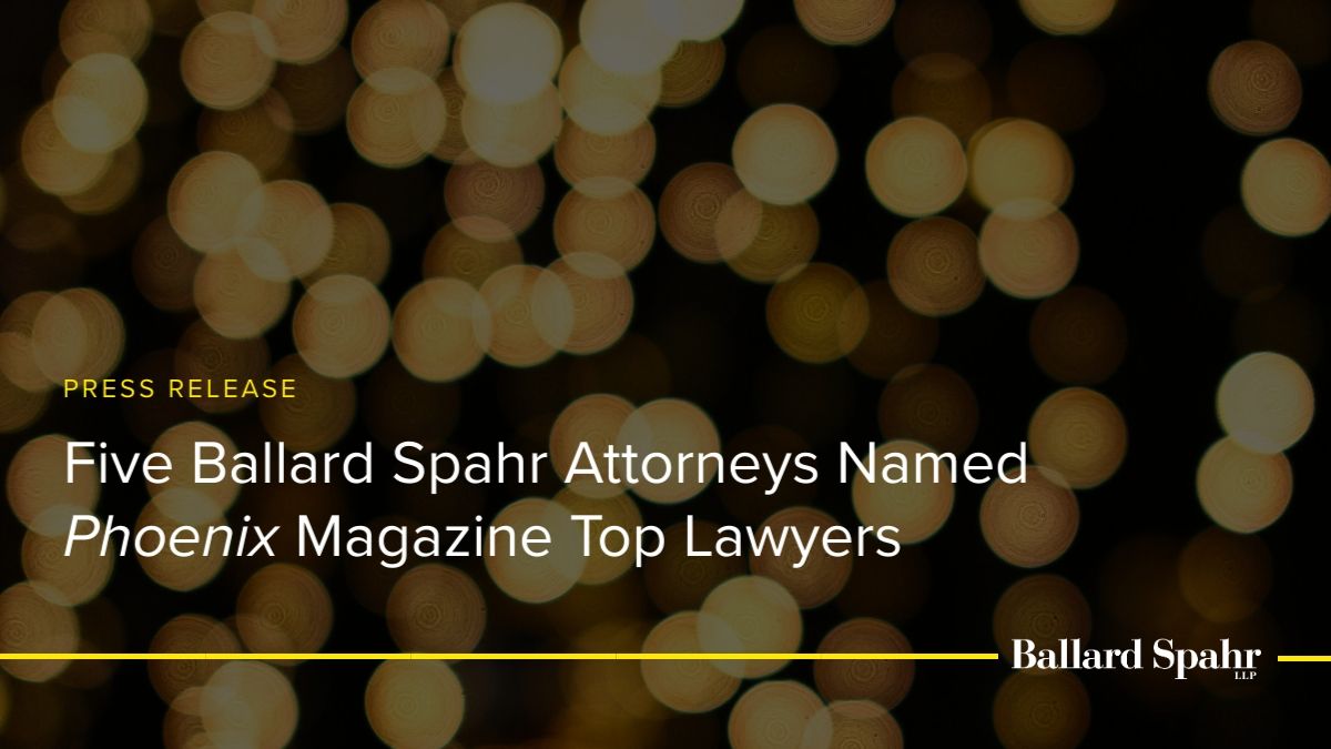 Ballard Spahr LLP on LinkedIn: Five Ballard Spahr Attorneys Named ... Ballard Spahr LLP on LinkedIn: Five Ballard Spahr Attorneys Named ...