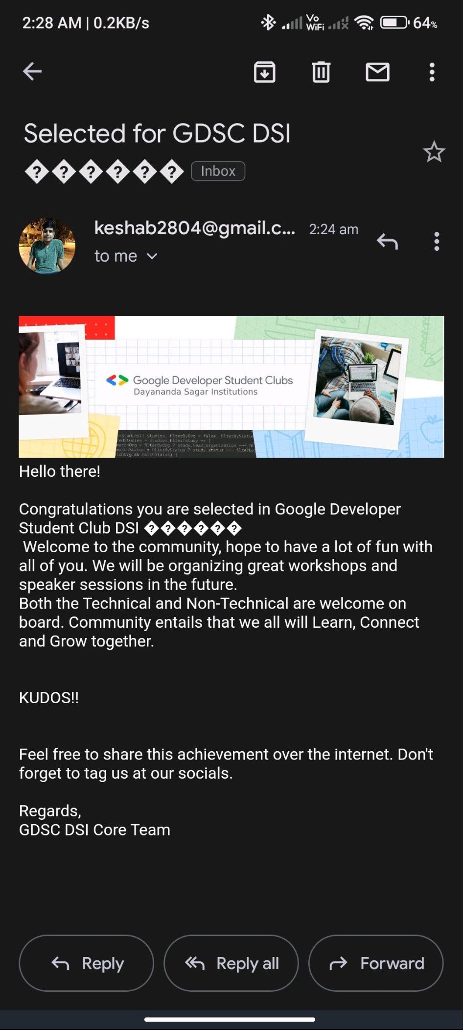 Samar Srivastav on LinkedIn: #googledeveloperstudentclubs #developer Samar Srivastav on LinkedIn: #googledeveloperstudentclubs #developer