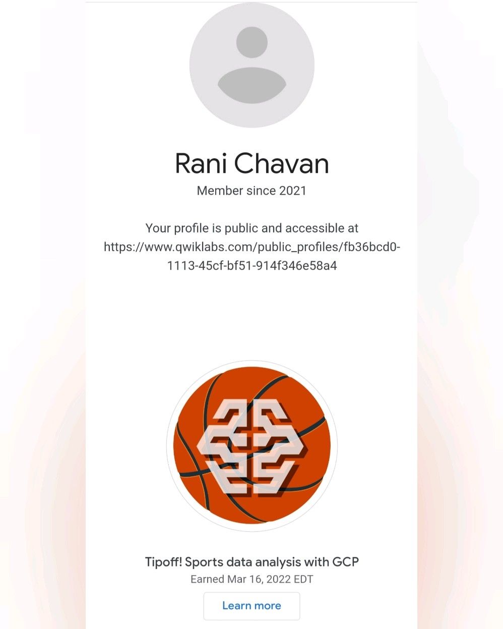 Rani S Chavan on LinkedIn: #qwiklabs #googlecloudplatform #dataanalysis ... Rani S Chavan on LinkedIn: #qwiklabs #googlecloudplatform #dataanalysis ...