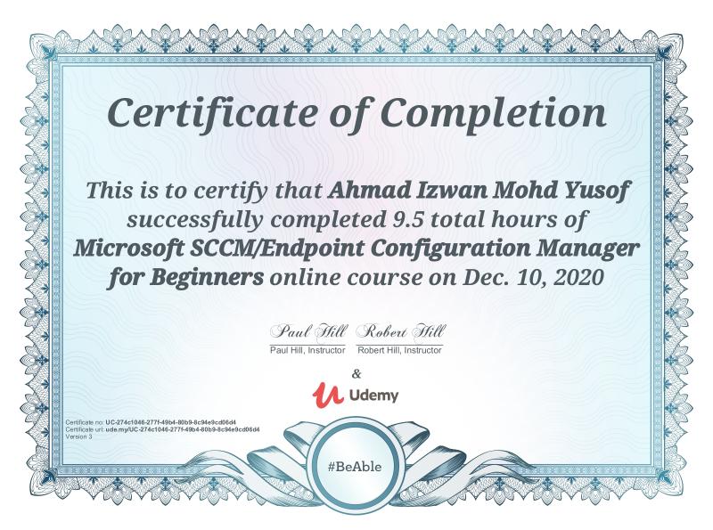 Ahmad Izwan Mohd Yusof on LinkedIn: #udemy #sccm #sqlserver # ... Ahmad Izwan Mohd Yusof on LinkedIn: #udemy #sccm #sqlserver # ...