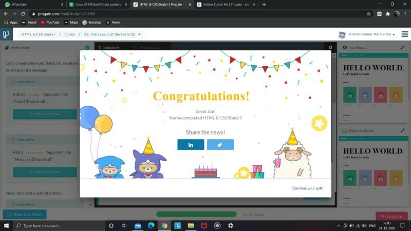 Kishan Kumar Rai on LinkedIn: #progatewebdevweek #html #css ... Kishan Kumar Rai on LinkedIn: #progatewebdevweek #html #css ...