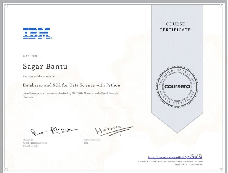 Sagar Kumar Bantu on LinkedIn: #python #sql #datascience Sagar Kumar Bantu on LinkedIn: #python #sql #datascience