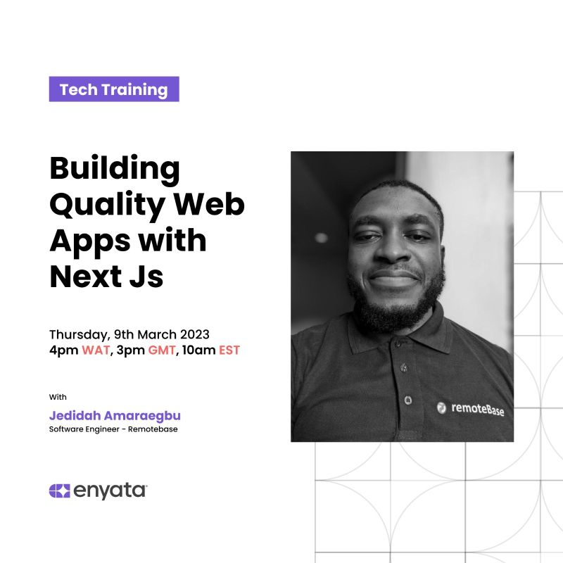 Jedidiah Amaraegbu on LinkedIn: Looking to build quality web apps that ... Jedidiah Amaraegbu on LinkedIn: Looking to build quality web apps that ...