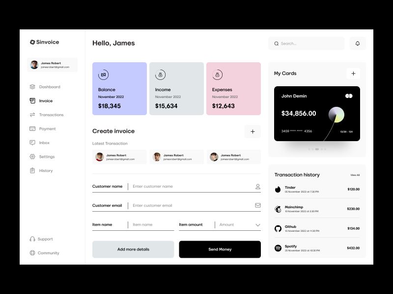 Orix Creative on LinkedIn: Invoice Dashboard Dribbble:https://lnkd.in ... Orix Creative on LinkedIn: Invoice Dashboard Dribbble:https://lnkd.in ...
