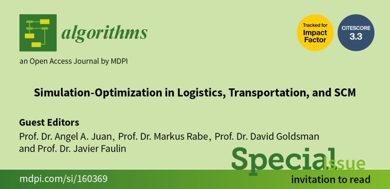 Algorithms MDPI on LinkedIn: #specialissue #simulation #optimization # ... Algorithms MDPI on LinkedIn: #specialissue #simulation #optimization # ...