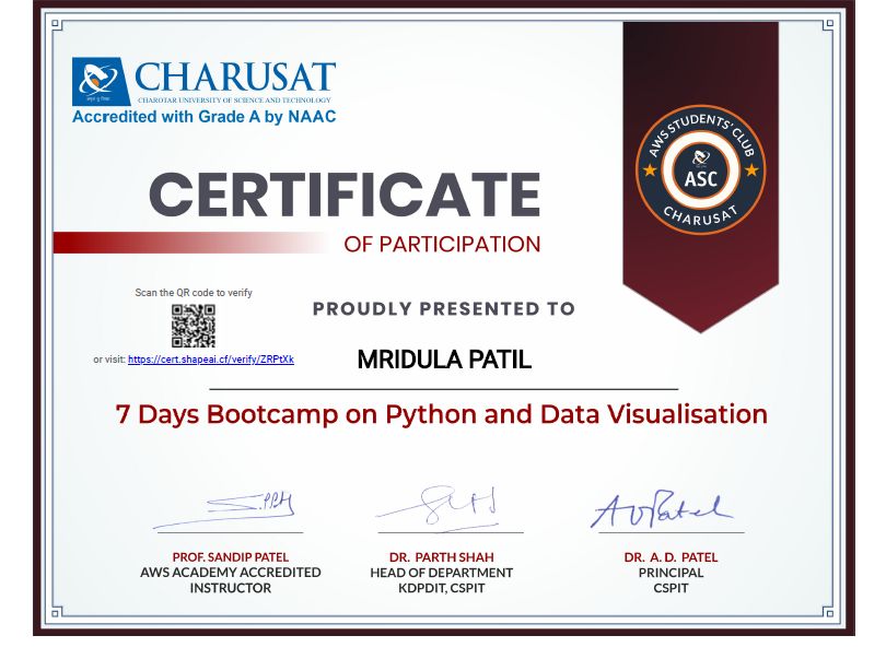 Mridula Patil on LinkedIn: #python Mridula Patil on LinkedIn: #python