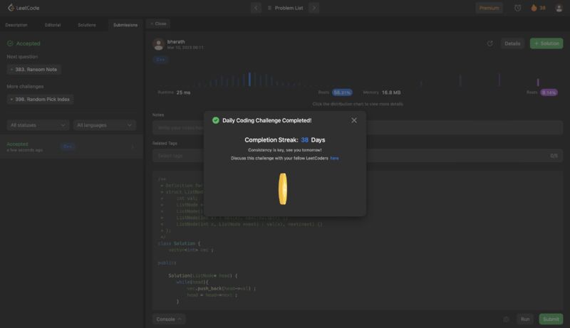 Bharath Kumar S on LinkedIn: #day #365daysofcode #leetcode # ... Bharath Kumar S on LinkedIn: #day #365daysofcode #leetcode # ...