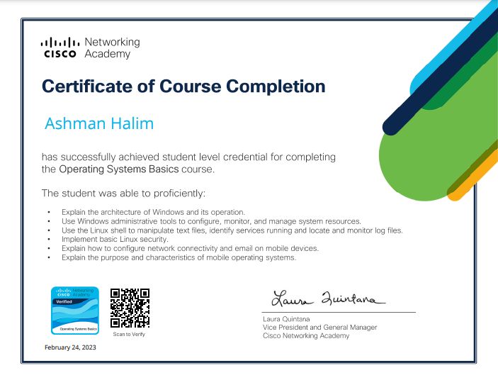 Ashman Azim Md Norhalim on LinkedIn: #thankyou #cisco #networking # ... Ashman Azim Md Norhalim on LinkedIn: #thankyou #cisco #networking # ...