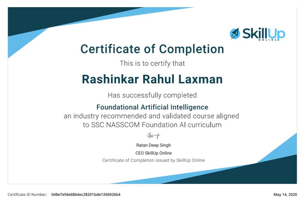 Rahul Rashinkar on LinkedIn: #artificialintelligence #nasscom #skillup ... Rahul Rashinkar on LinkedIn: #artificialintelligence #nasscom #skillup ...