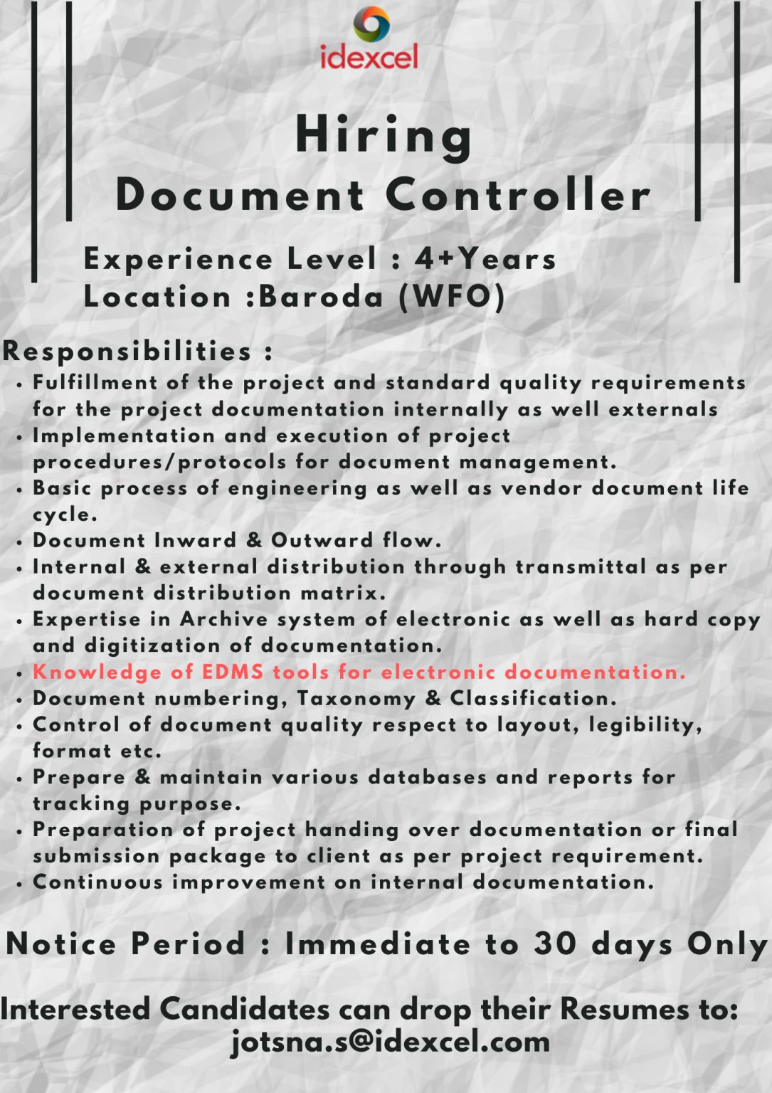 Jotsna Shiragambi on LinkedIn: #documentmanagement #documentcontroller ... Jotsna Shiragambi on LinkedIn: #documentmanagement #documentcontroller ...