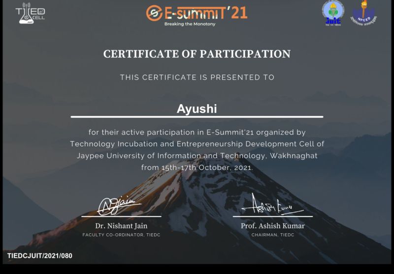 Ayushi Tiwari posted on LinkedIn Ayushi Tiwari posted on LinkedIn